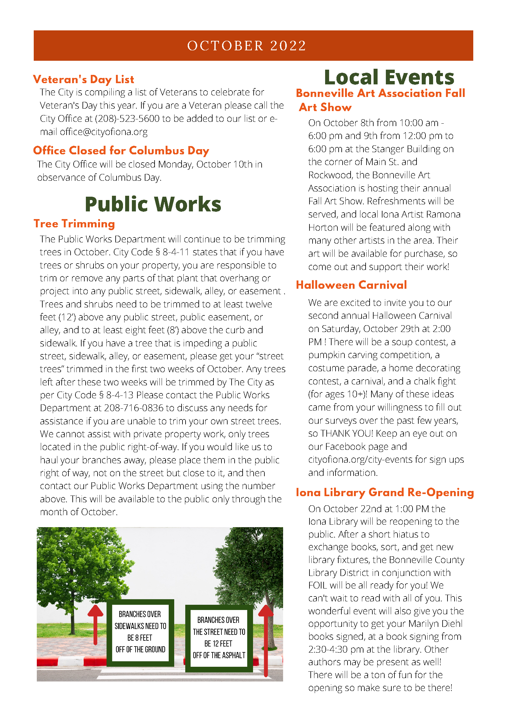 October 2022 Newsletter